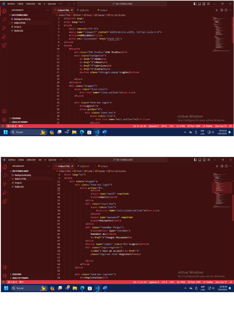 E02 - Fundamentos de Programacion Web | PDF