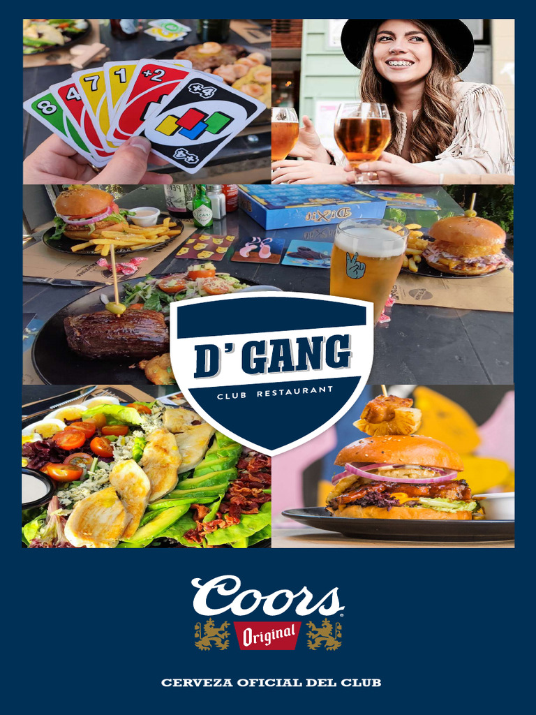 ?carta D'Gang 9-8-23-EDIT - Compressed | PDF | Hamburguesas | Parilla