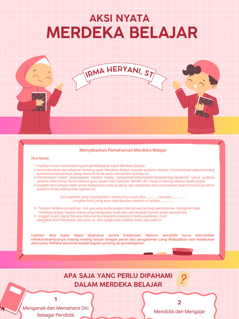 Aksi Nyata Merdeka Belajar | PDF | Pengembangan Diri