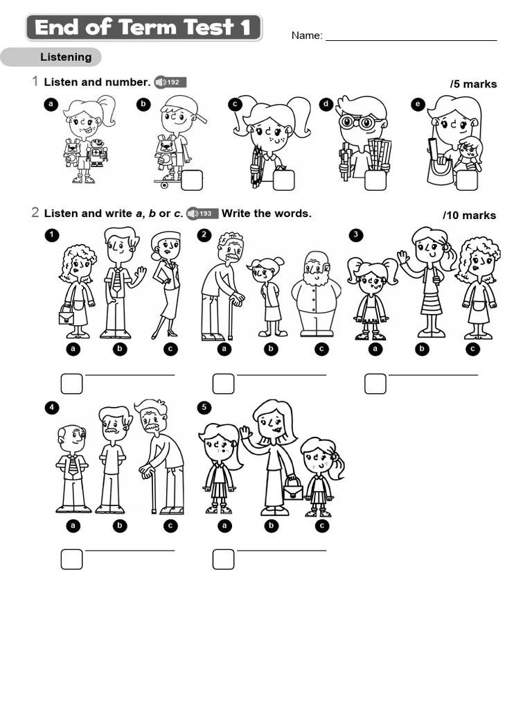 Oxford Thinkers 1 EOT Test 1 | PDF | Career & Growth | Language Arts ...