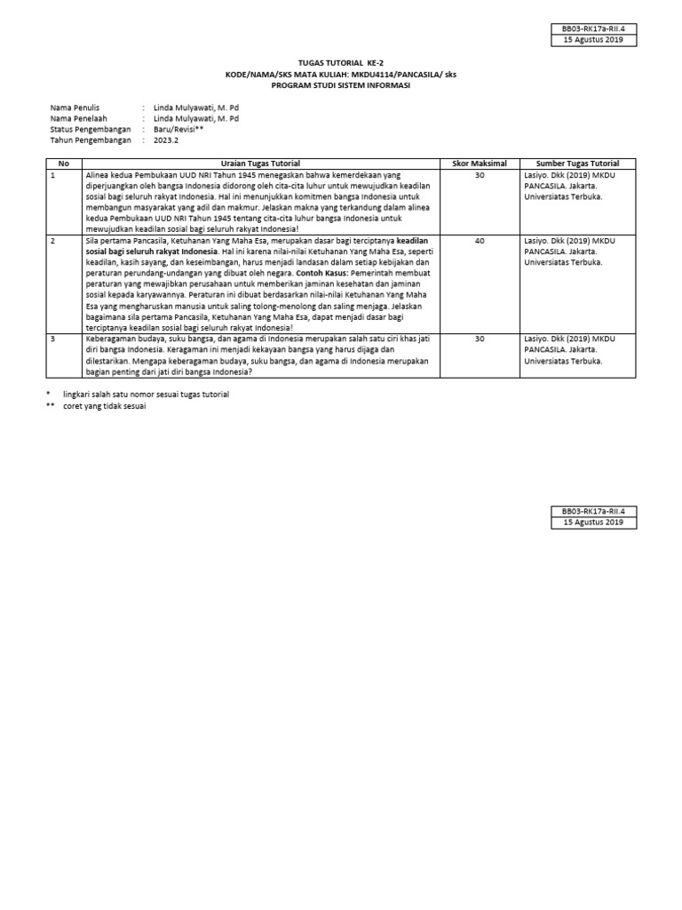 Rancangan Tugas 2 - SI | PDF