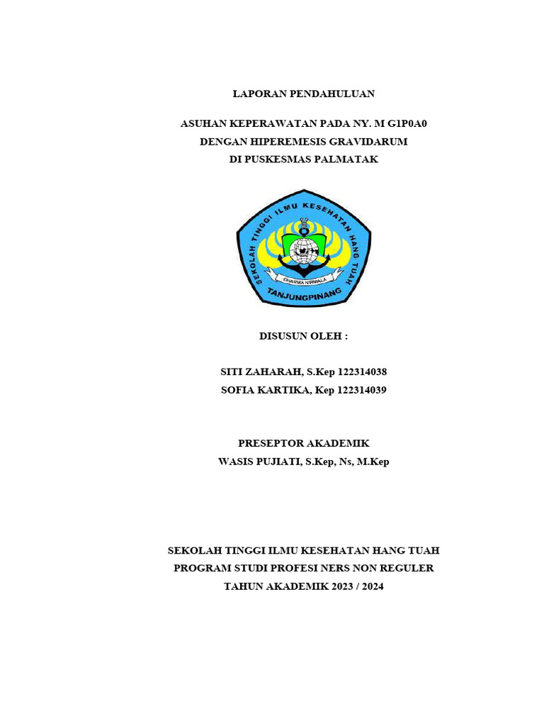 LP Hiperemesis Gravidarum Ok | PDF