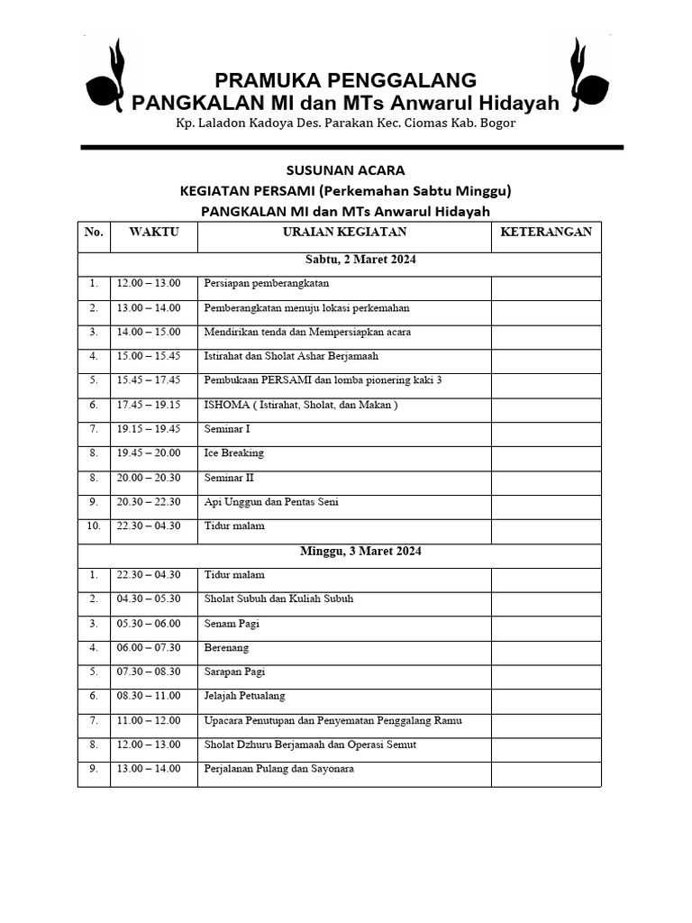 Proposal Persami | PDF