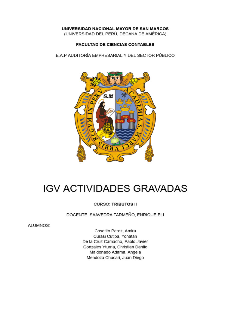 Tributos 2 | PDF | Impuestos | Impuesto al valor agregado