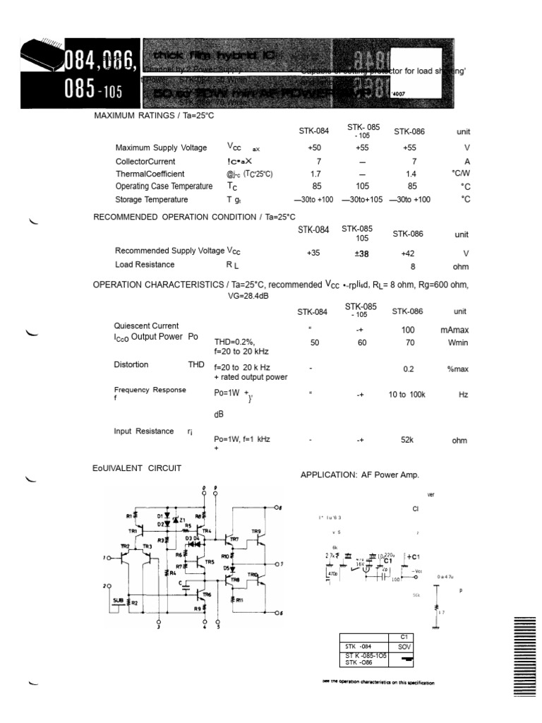 Audio Amplifier Specs Guide | PDF | Electric Power | Electromagnetism