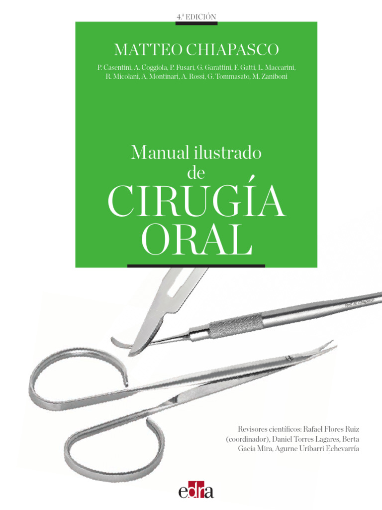Manual Cirugia Oral Principios | PDF | Cirugía Oral y Maxilofacial | Cirugía
