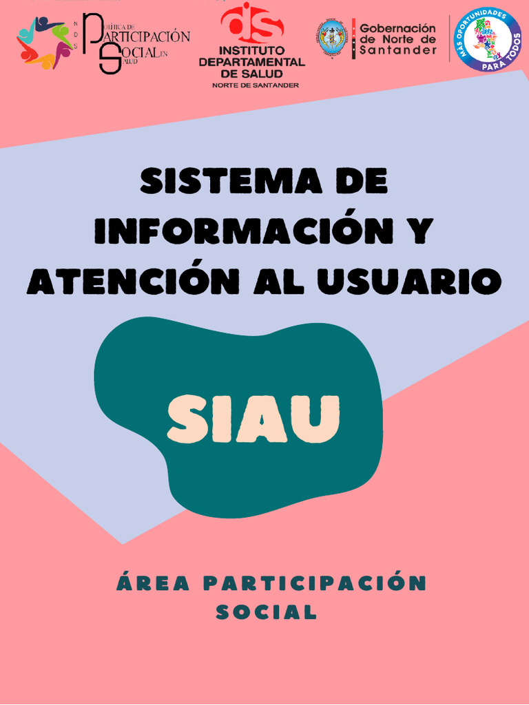 Sistema de Información y Atención SIAU | PDF