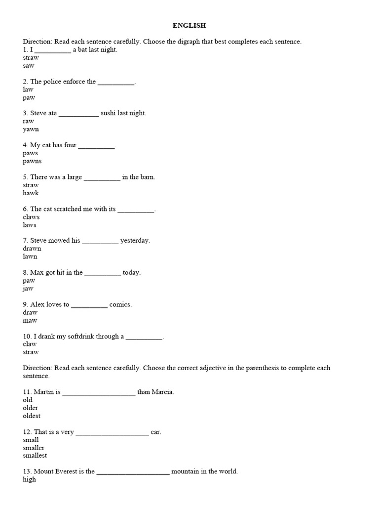 ENGLISH | PDF | Language Arts & Discipline | Home & Garden