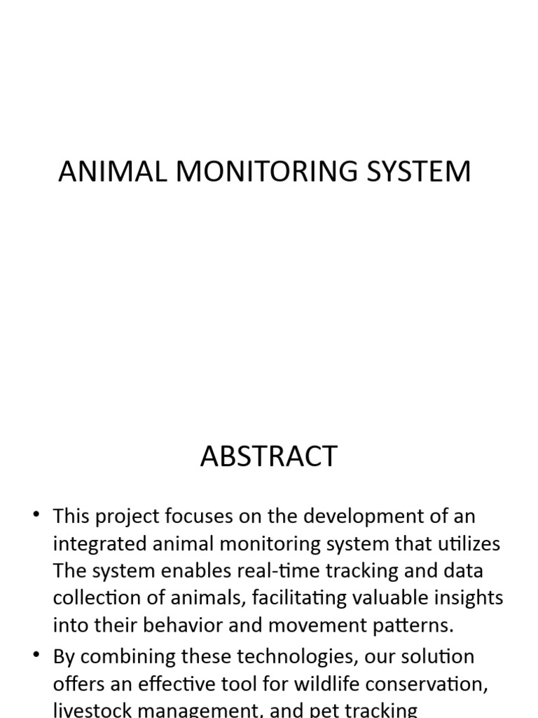 Animal Monitoring System | PDF | Global Positioning System | Usability