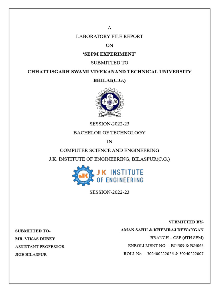 SEPM Final Aman & Khemraj | PDF | Use Case | Unified Modeling Language