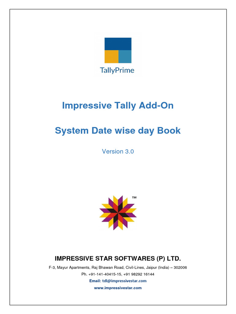 System Date Wise Day Book Add-On | PDF | Computing | Operating System ...
