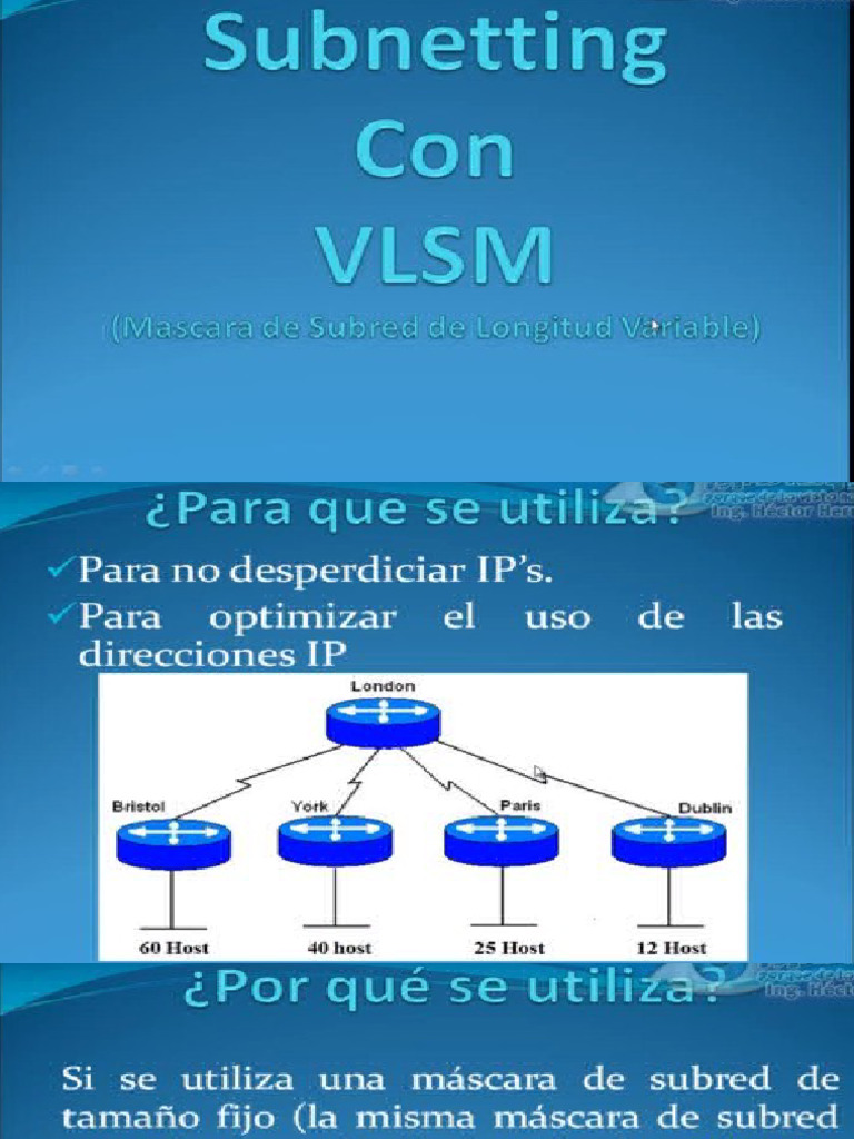 Subneteo Con VSLM | PDF