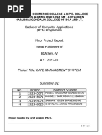 Cafe Management System Project Documentation. | PDF | Menu | Business