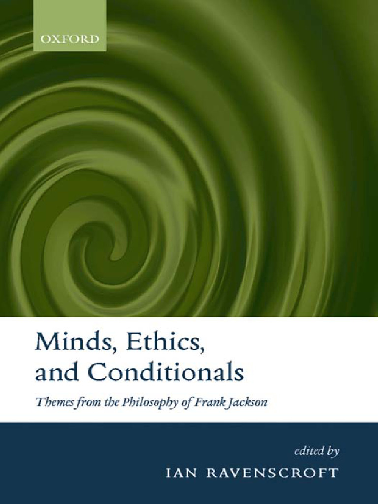 Minds, Ethics, And Conditionals_Themes From the Philosophy of Frank Jackson | PDF | Western ...