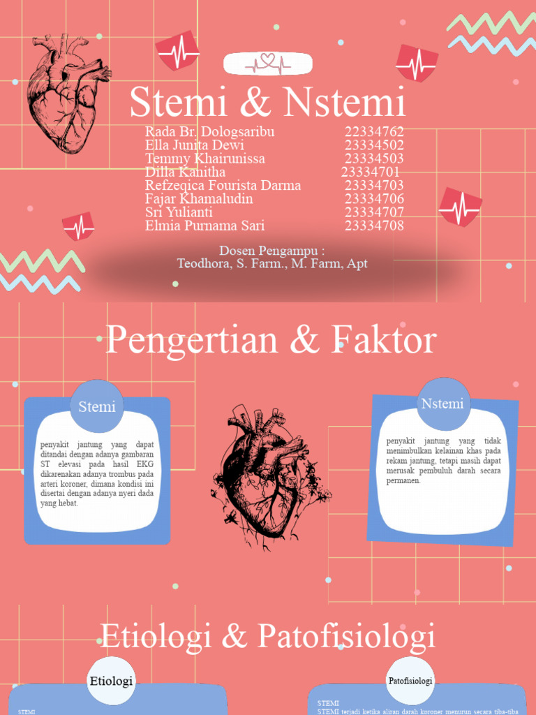 STEMI & NSTEMI PPT | PDF