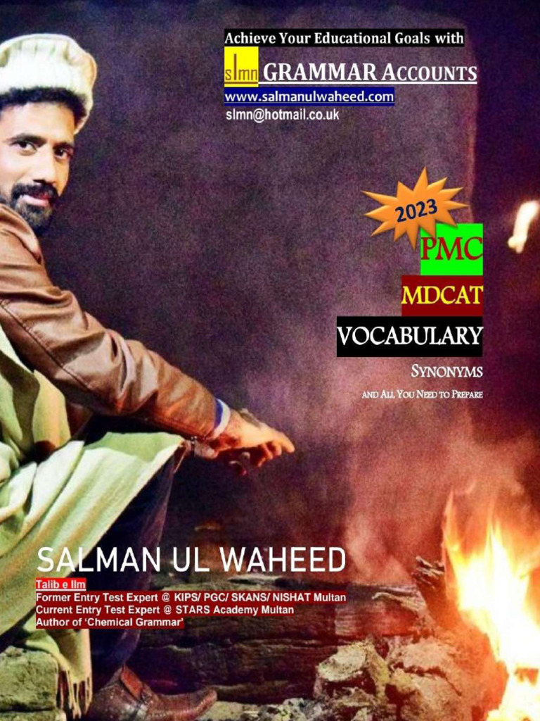 2023 PMC MDCAT Vocab 208 Words by Sir Salman U | PDF | Identity Document
