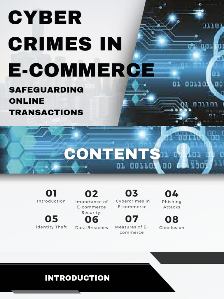 Cyber Crimes in E-COmmerce | PDF | Phishing | Security