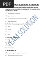 Physics MCQ Questions PDF | PDF | Teaching Methods & Materials | Technology & Engineering