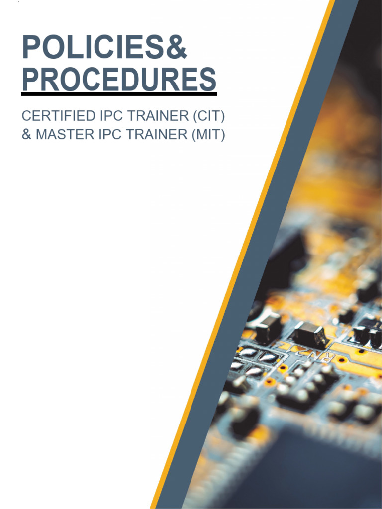 CIT-MIT Policies & Procedures 2024 | PDF | Professional Certification ...