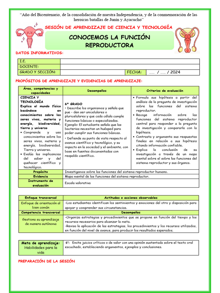 Ses-Mart-Cyt-Conocemos La Función Reproductora - Jezabel Camargo-Único ...