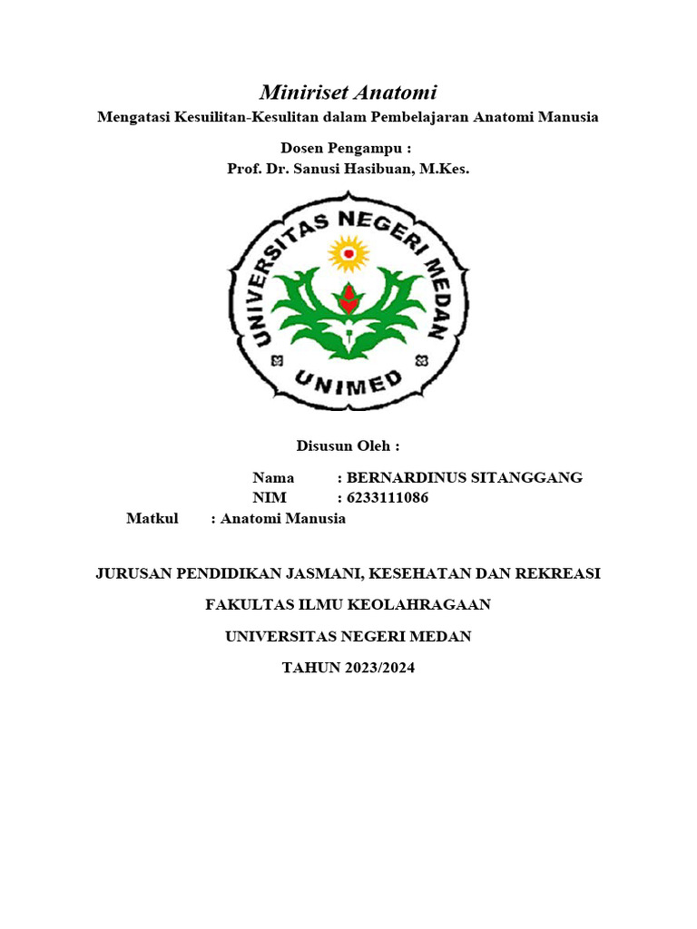 Miniriset Anatomi Dinus | PDF