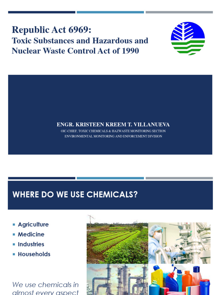 RA 6969 Salient Points | Download Free PDF | Waste | Hazardous Waste