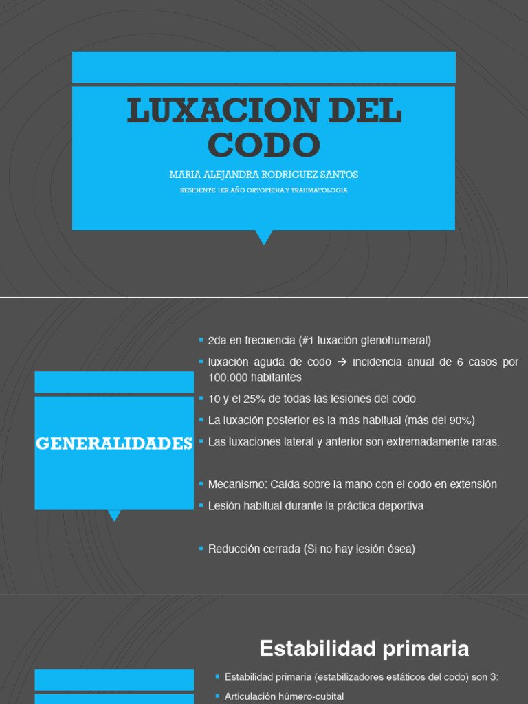 Luxacion de Codo PDF | PDF | Codo | Sistema musculoesquelético