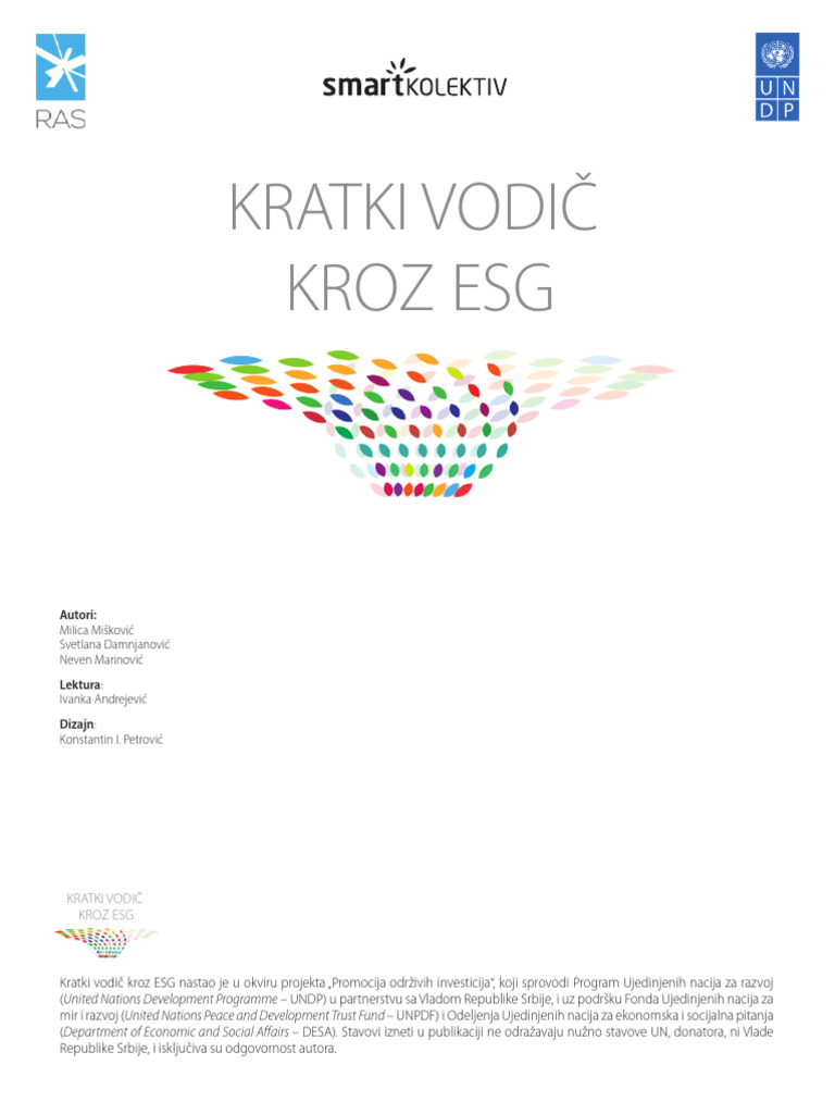 UNDP ESG Kratki Vodic Final | PDF