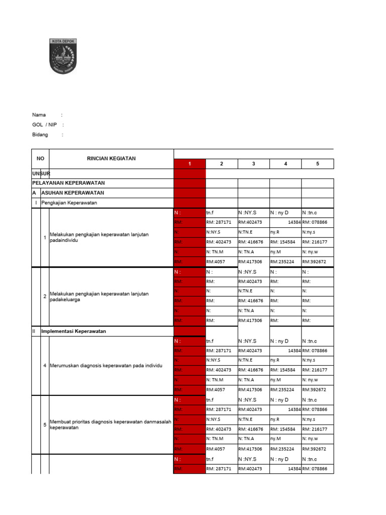 Contoh Logbook | PDF