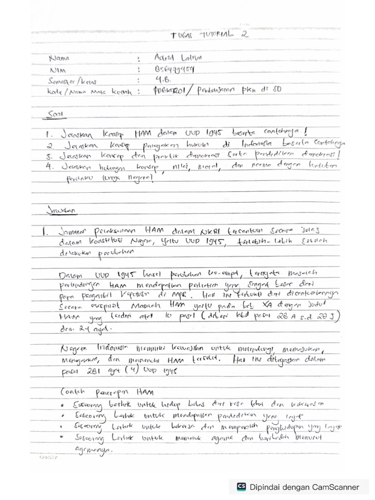 Tugas Tutorial 2 PKN | PDF