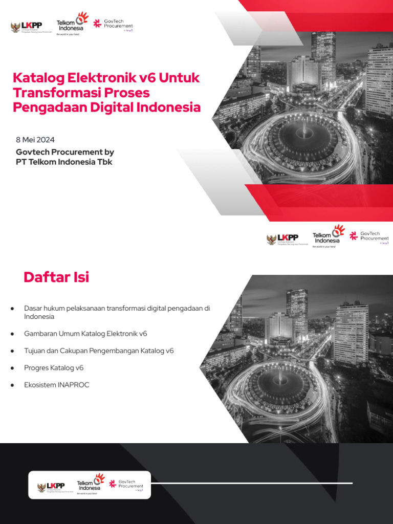 Katalog Elektronik V6 Untuk Transformasi Proses Pengadaan Digital