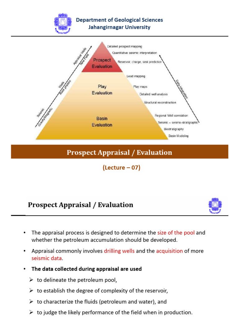 Oil and Gas Prospect Evaluation Methods | PDF | Petroleum Reservoir ...