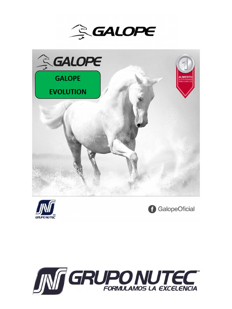 Galope Evolution Ficha Técnica | PDF | Pasto | La alimentación animal