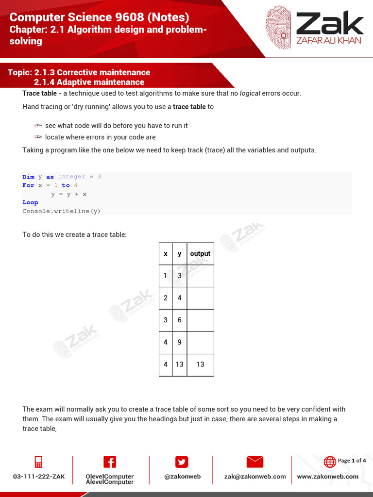 2 1 4 Adaptive Maintenance Pdf Algorithms Control Flow