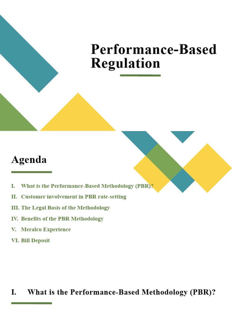 Performance-Based Regulation | PDF | Public Utility | Profit (Economics)