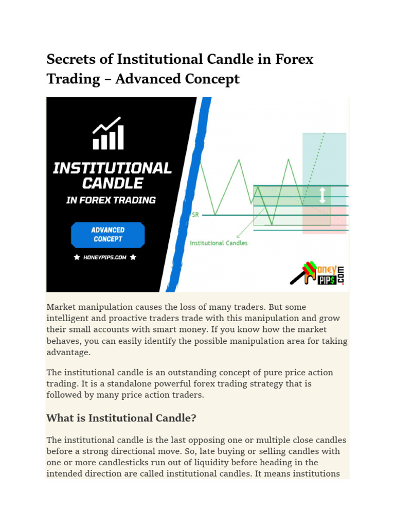 Secrets of Institutional Candle in Forex Trading - Advanced Concept ...