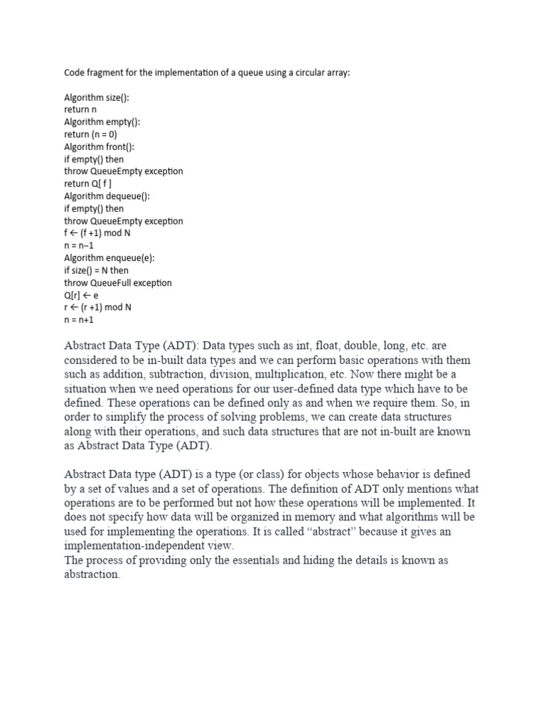 Chapter 3 | Download Free PDF | Data Type | Data Structure