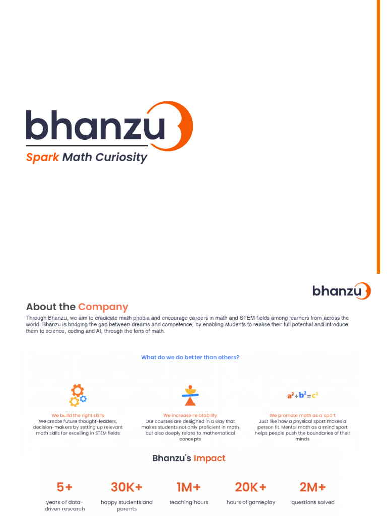 About Bhanzu | PDF | Mathematics