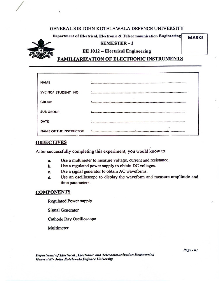 Practical sheet 1 | PDF