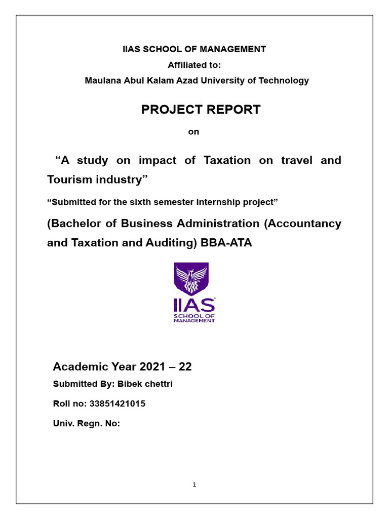 Impact of Taxation on Tourism Industry | PDF | Value Added Tax | Taxes