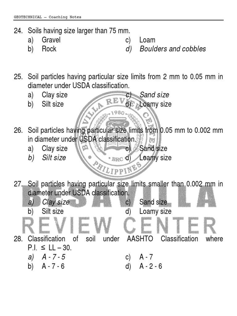 Geotechnical Soil Classification Guide | PDF | Home & Garden