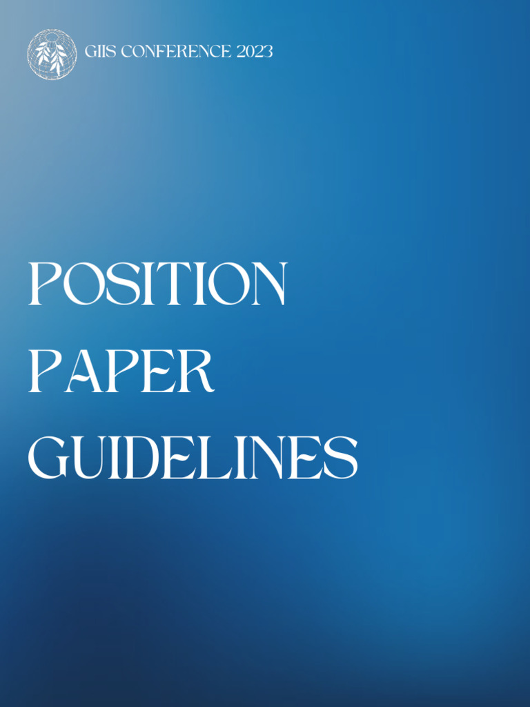 Position Paper Guide | PDF | European Union | Malta