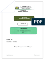 Grade 10 Geography Map Work Task | PDF | Map | Stratosphere