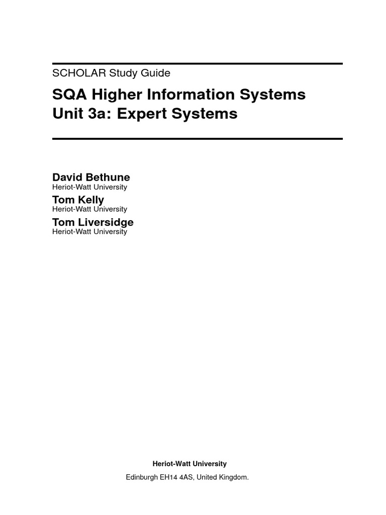 EXPERTSA3 | PDF | Expert | Databases