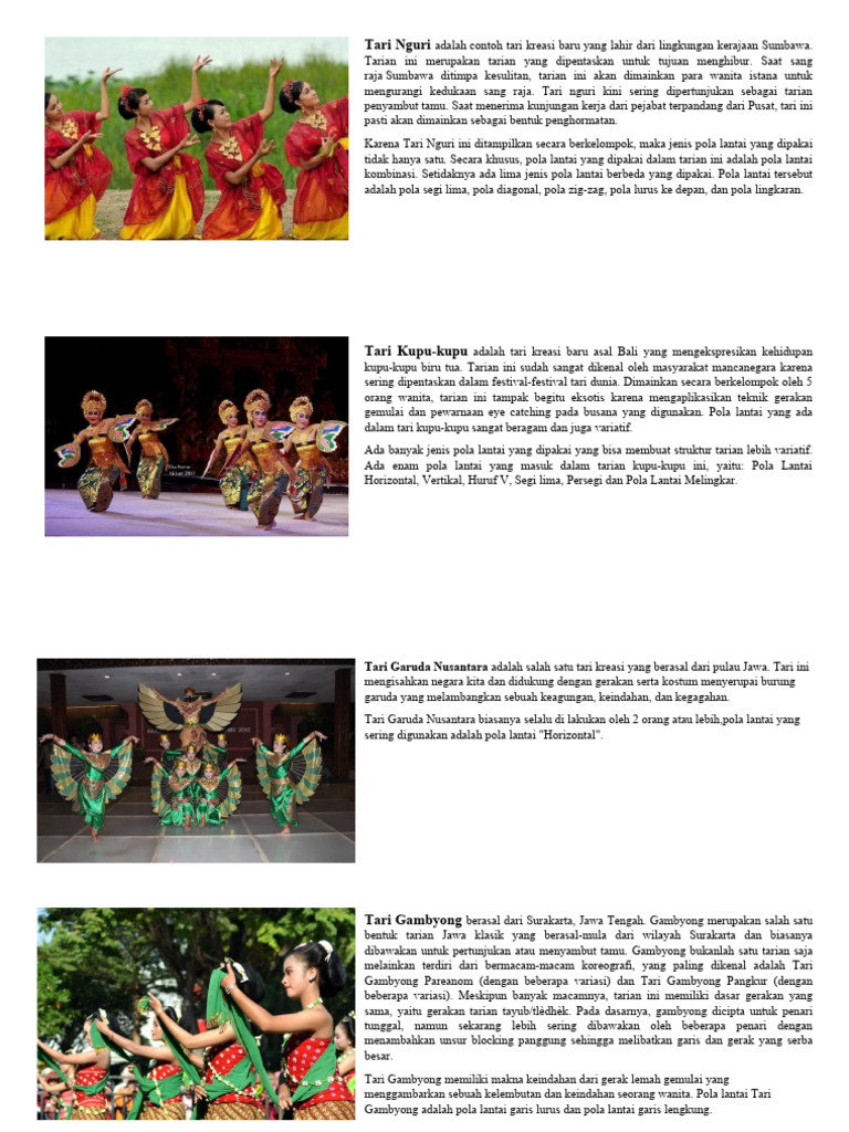 Tari Kreasi P | PDF | Seni