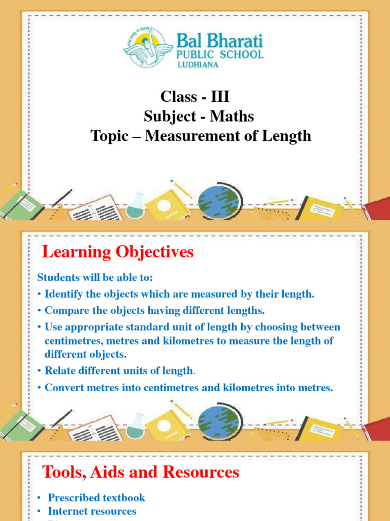 Measurement of Length for Class 3 | PDF | Length | Metrology