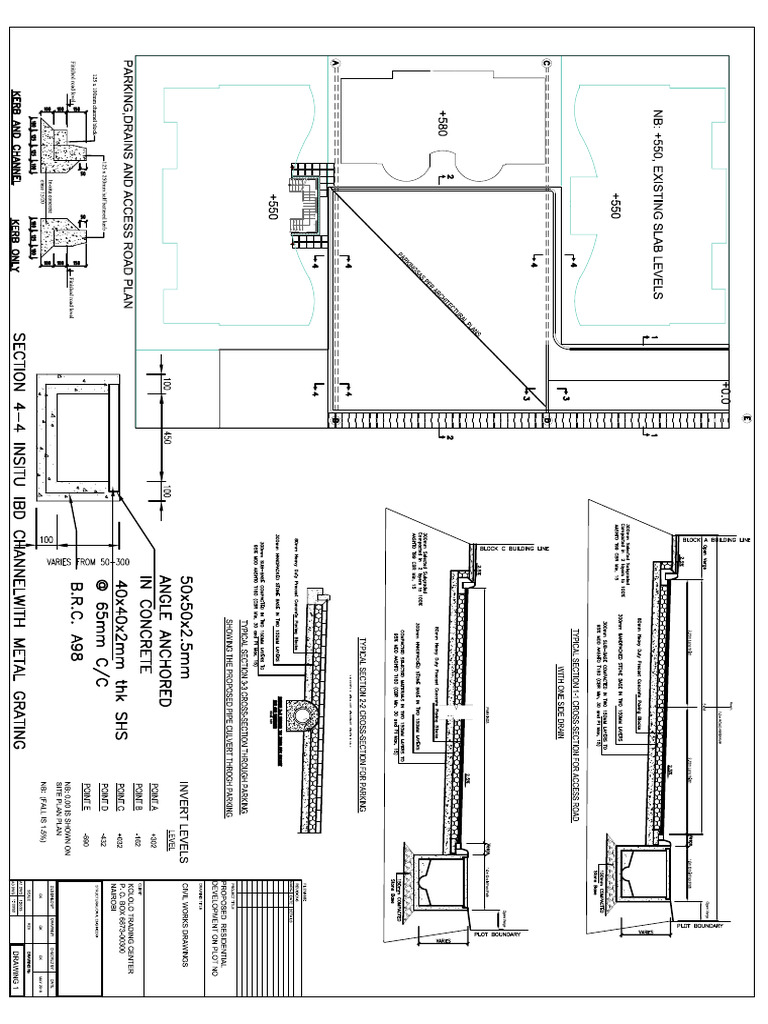 Civil Works Drawing | PDF