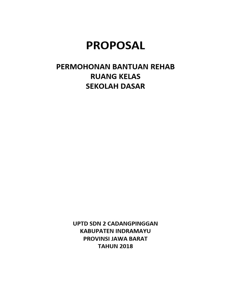 Proposal Permohonan Alat Peraga SDN Sukagumiwang I | PDF | Ilmu Sosial