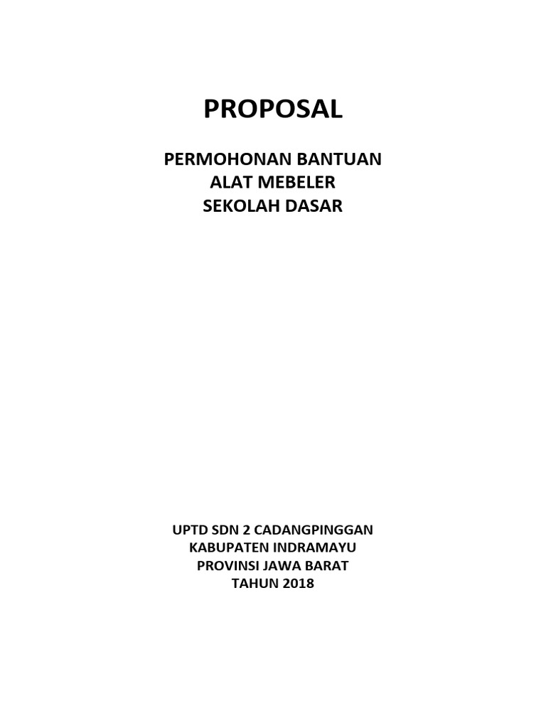 Proposal Permohonan Ruang Kelas Baru New | PDF | Ilmu Sosial