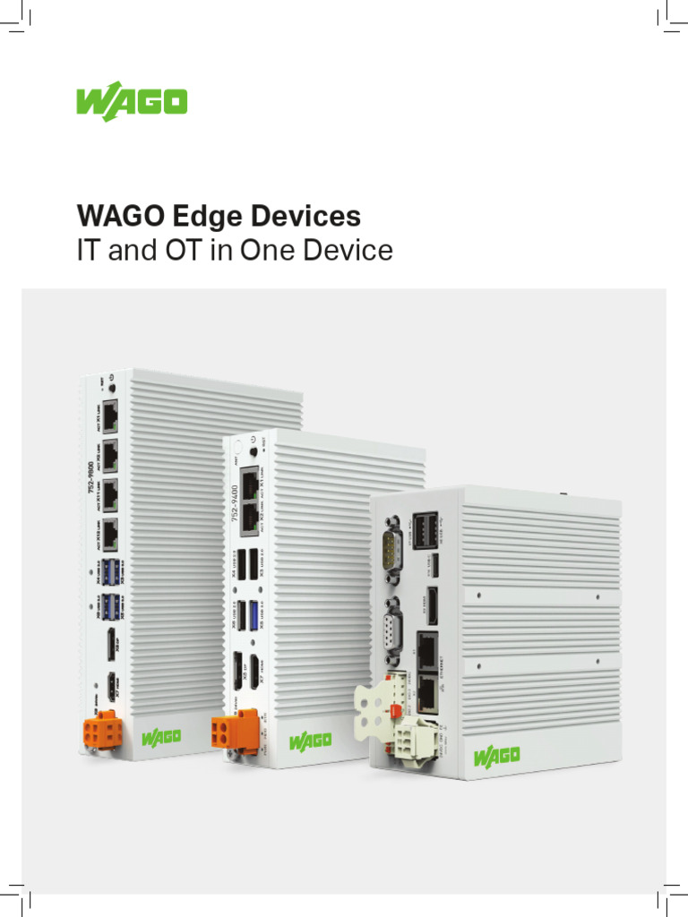 Wago Edge Devices Brochure | Download Free PDF | Programmable Logic Controller | Cloud Computing